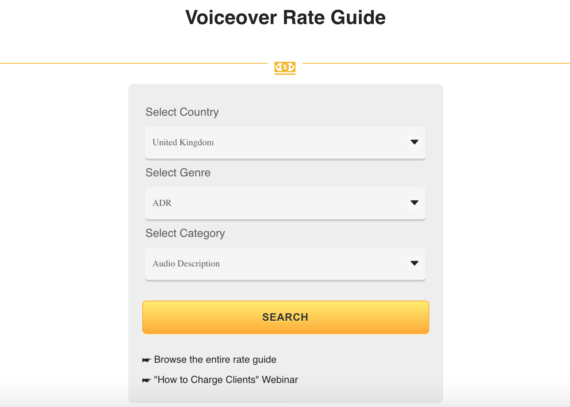 Voiceover Rates - The Biggest Threat To Our Industry